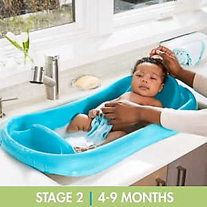 The First Years Sure Comfort Deluxe Newborn to Toddler Tub, Teal