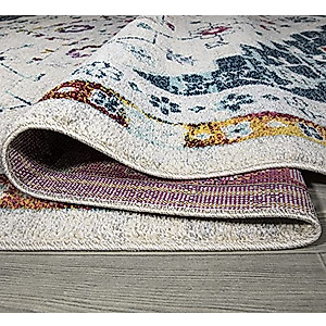 Signature Loom Natalie Oriental Area Rugs, 8x10 - Persian Area Rugs for Living Room - Gorgeous Turkish Carpets and Rugs for Bedroom - Kashan/Heriz/Kirman/Tabriz/Turkish