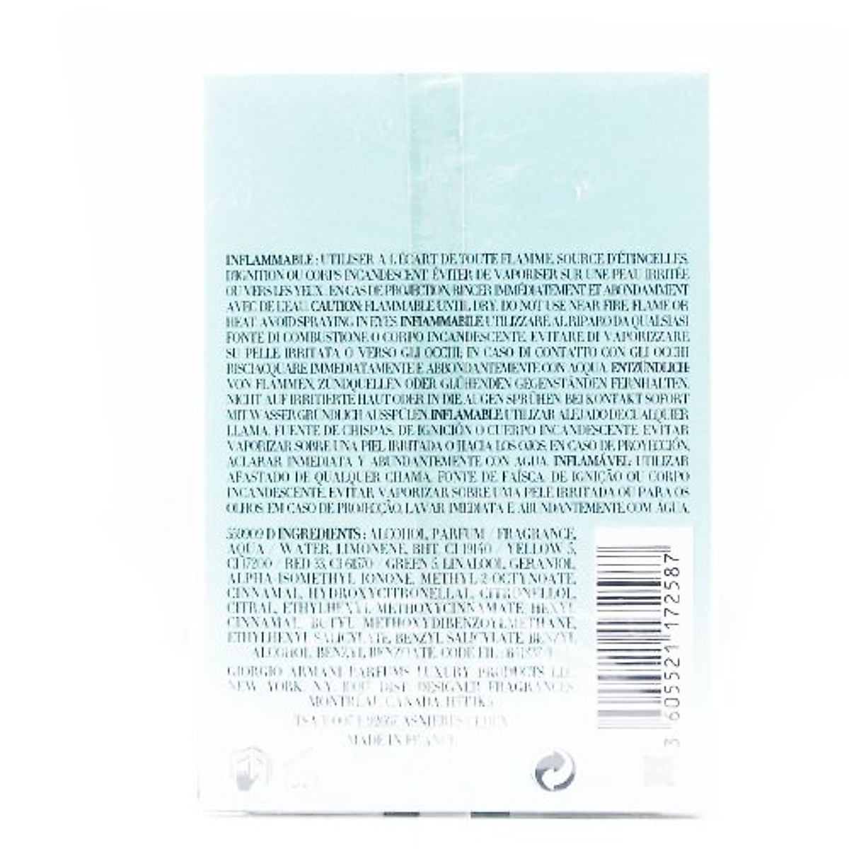 Giorgio Armani Acqua Di Gioia Eau De Parfum Spray for Women, 1.70-Ounce