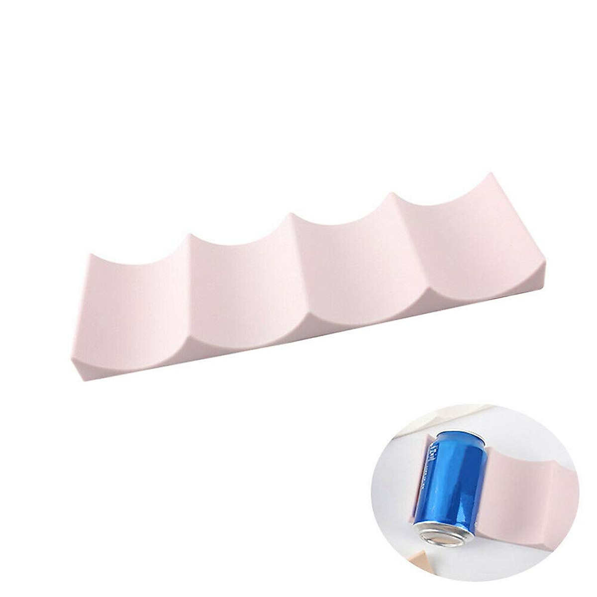 European Style Wine Rack, Plastics Wine Bottle Display Stacking, Wine Holder Storage Organizer for Kitchen Countertops Pantry Fridge Storage Rack 29.3 * 9.8 * 2.3cm