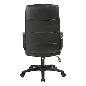 Lorell LLR41843 Soho High-Back Leather Executive Chair