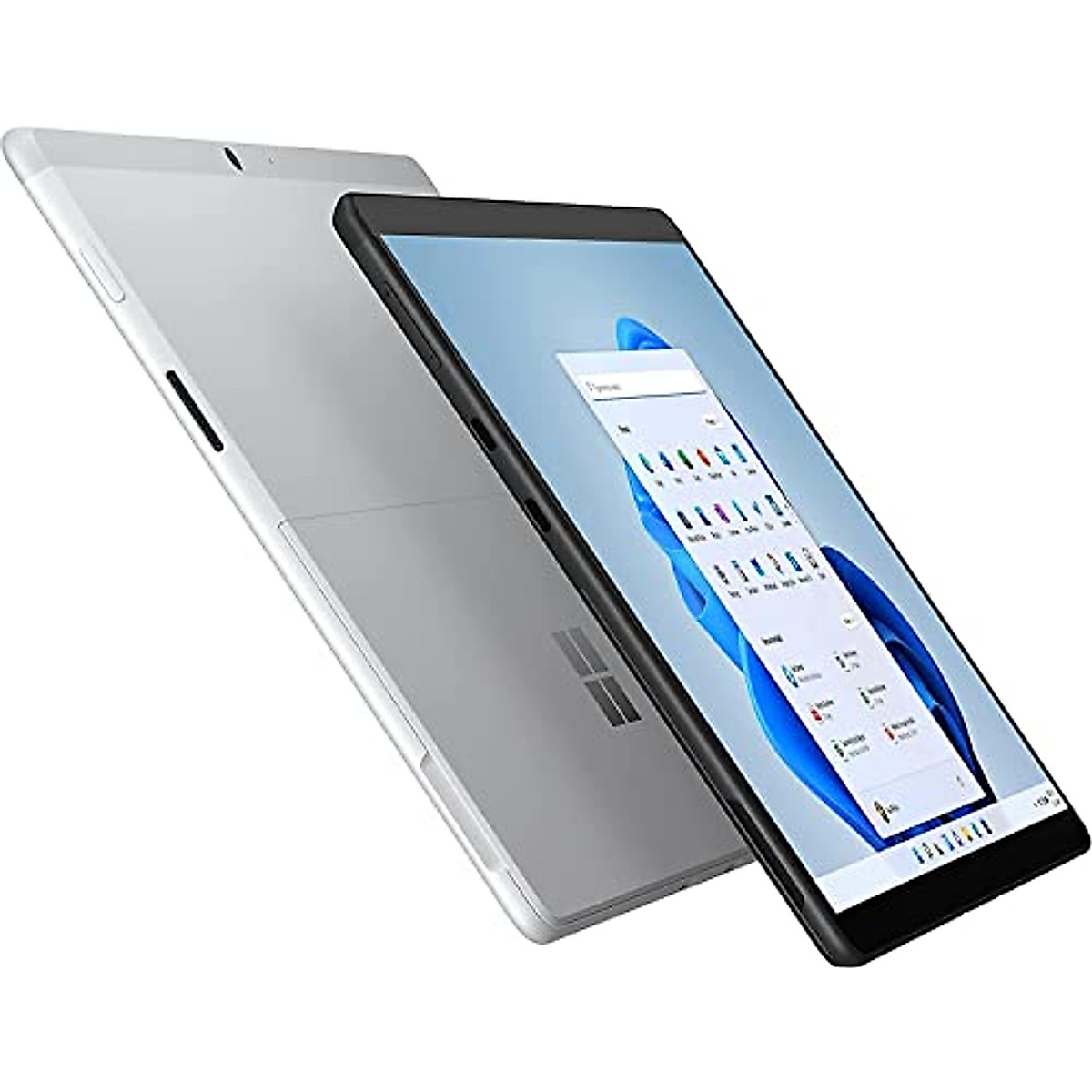 Microsoft Surface Pro X Tablet, 13" PixelSense Touchscreen Display, SQ1, 8GB Memory, 128GB Solid State Drive, Qualcomm Adreno 685 GPU, Windows 11 Home, Surface Laptop, Platinum (Renewed)