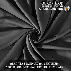 Whitney Home Textile Full Size Sheet Set - Rayon Derived from Bamboo, Luxury Cooling Bed Sheets, 16" Extra Deep Pocket, Soft & Breathable Hotel Bedding Sheets and Pillowcases Sets