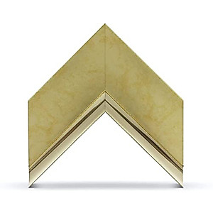Deco TV Frames - Contemporary Gold Smart Frame Compatible ONLY with Samsung The Frame TV (32", Fits 2021-2023 Frame TV)