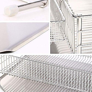 SDGH Stainless Steel Dish Rack - Hanging Shelf Kitchen Drain Rack Storage Filter Shelf
