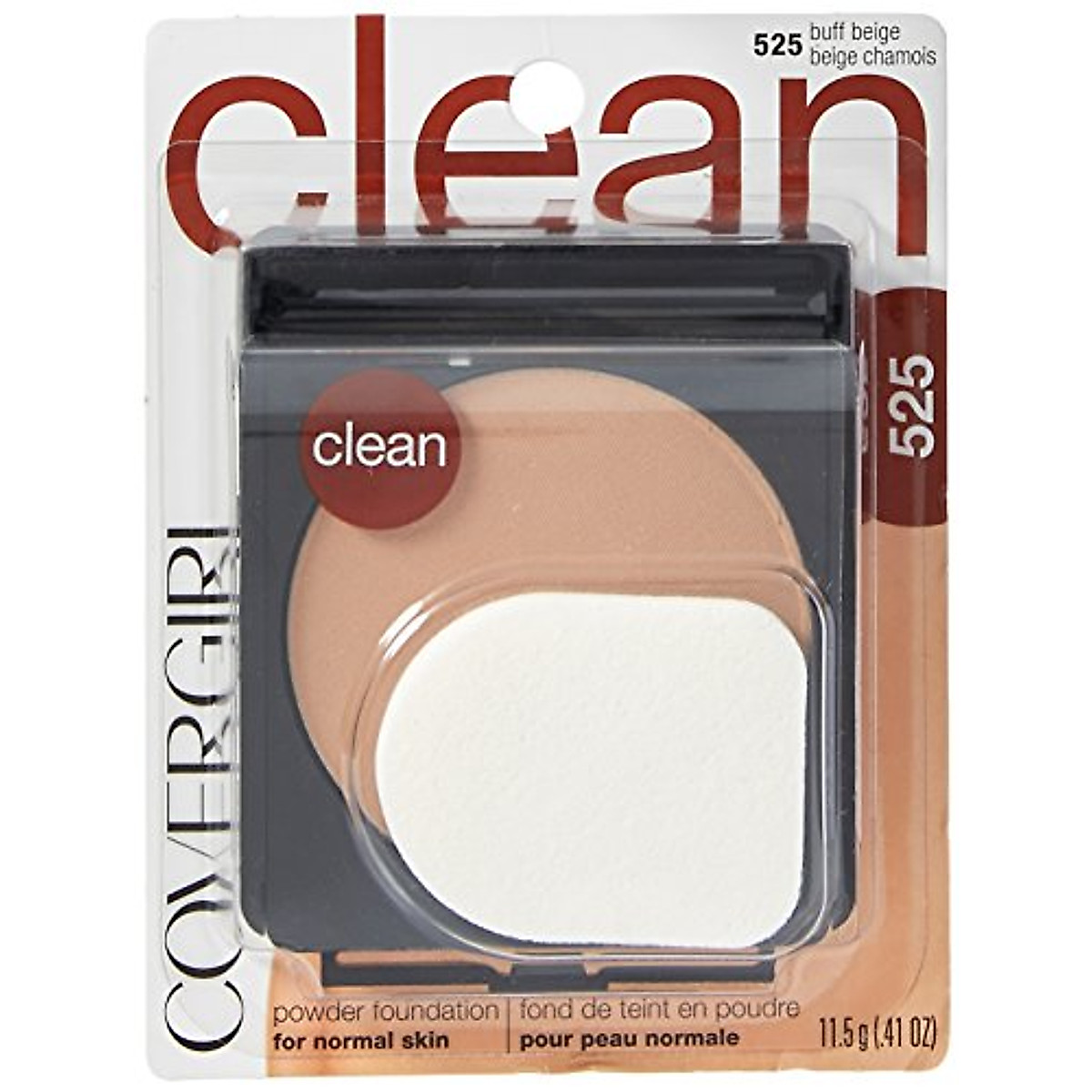 COVERGIRL Clean Powder Foundation Buff Beige 525.41 Ounce (packaging may vary)