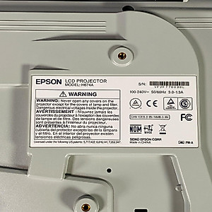 Epson PowerLite 520 3LCD Projector Short-Throw 2700 ANSI H674A HDMI, Bundle: Remote Control, Power Cable, HDMI Cable