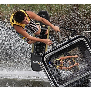 Gear Pro Sports Action Camera - HD 1080P Mini Camcorder w/ 12 MP Cam, 2.4" Touch Screen USB SD Card HDMI, Battery - Waterproof Case, USB Cable, Wireless Remote Control, Mount - Pyle GDV285SL (Silver)