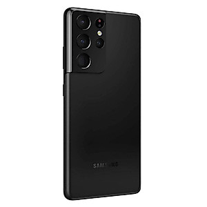 SAMSUNG Galaxy S21 Ultra G998 5G | T-Mobile Locked Android Smartphone | US Version 5G Smartphone | Pro-Grade Camera, 8K Video, 108MP High Resolution | 128GB - Phantom Black (Renewed)