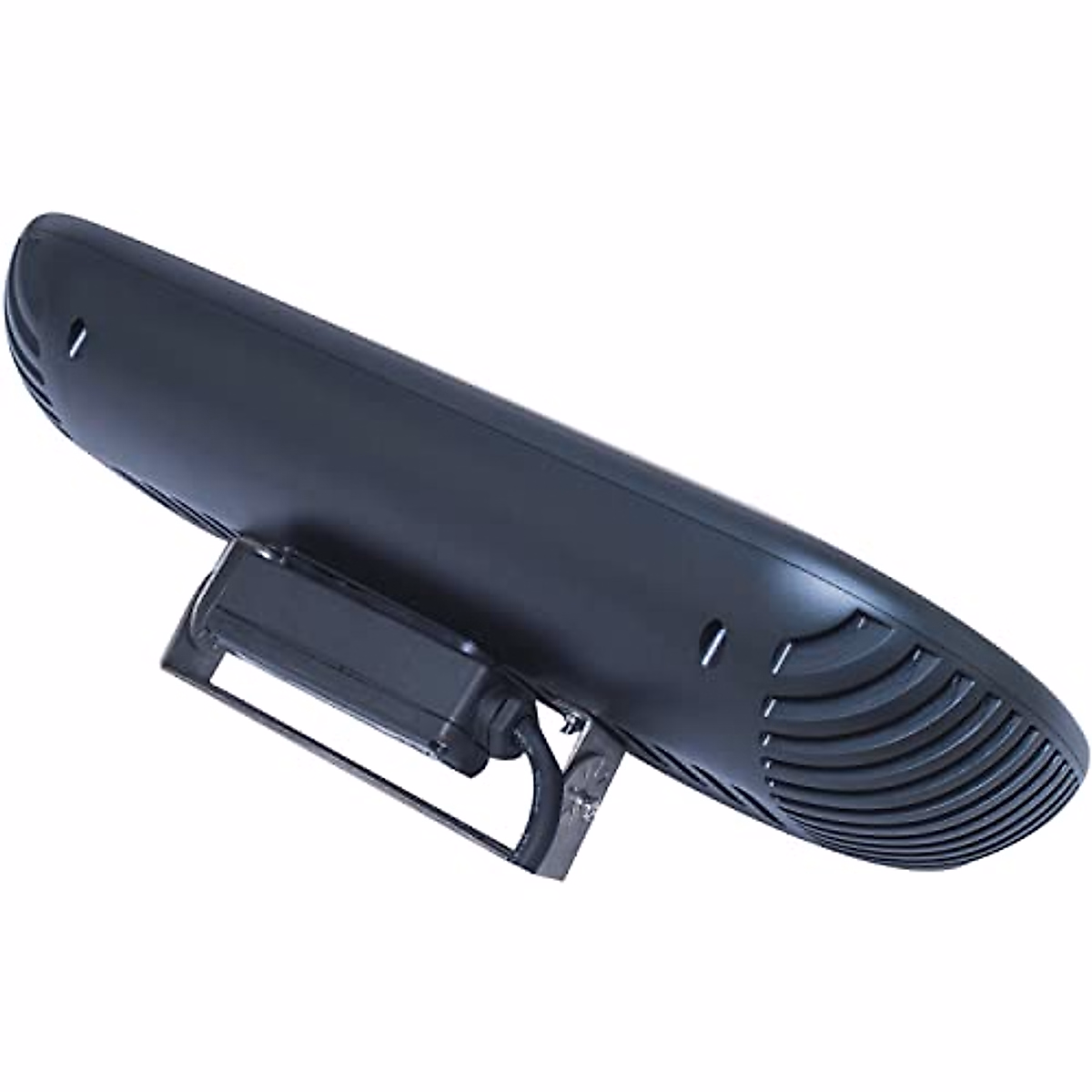 Hanover 16.5'' Electric 1500W Halogen Heat Lamp with Ceiling/Wall-Mount Bracket, Powerful Heating for Outdoor Areas up to 122 Sq.Ft., Ideal for Porch, Garage, Workshop, Black