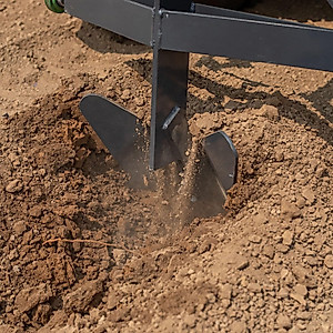 Titan Attachments Middle Buster for Category 1, 3-Point Quick Hitch Tractors, Furrows and Harvests Potatoes