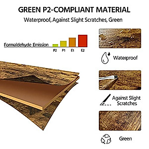 Yaheetech Industrial Console Table with Storage for Entryway, 3 Tier Sofa Table for Living Room, 40 Inch Long Narrow Foyer Table Hallway Table with Storage & Strong Legs, Rustic Brown