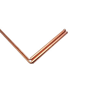 Spirit Hunter 99.9% Copper Dowsing Rod - Detect Gold, Water, Ghost Hunting etc - 2pcs Divining Rods with Bag.
