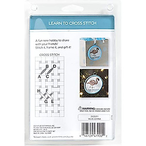 Bucilla 47900E My 1st Stitch Counted Cross Stitch Kit, 3", Dragon