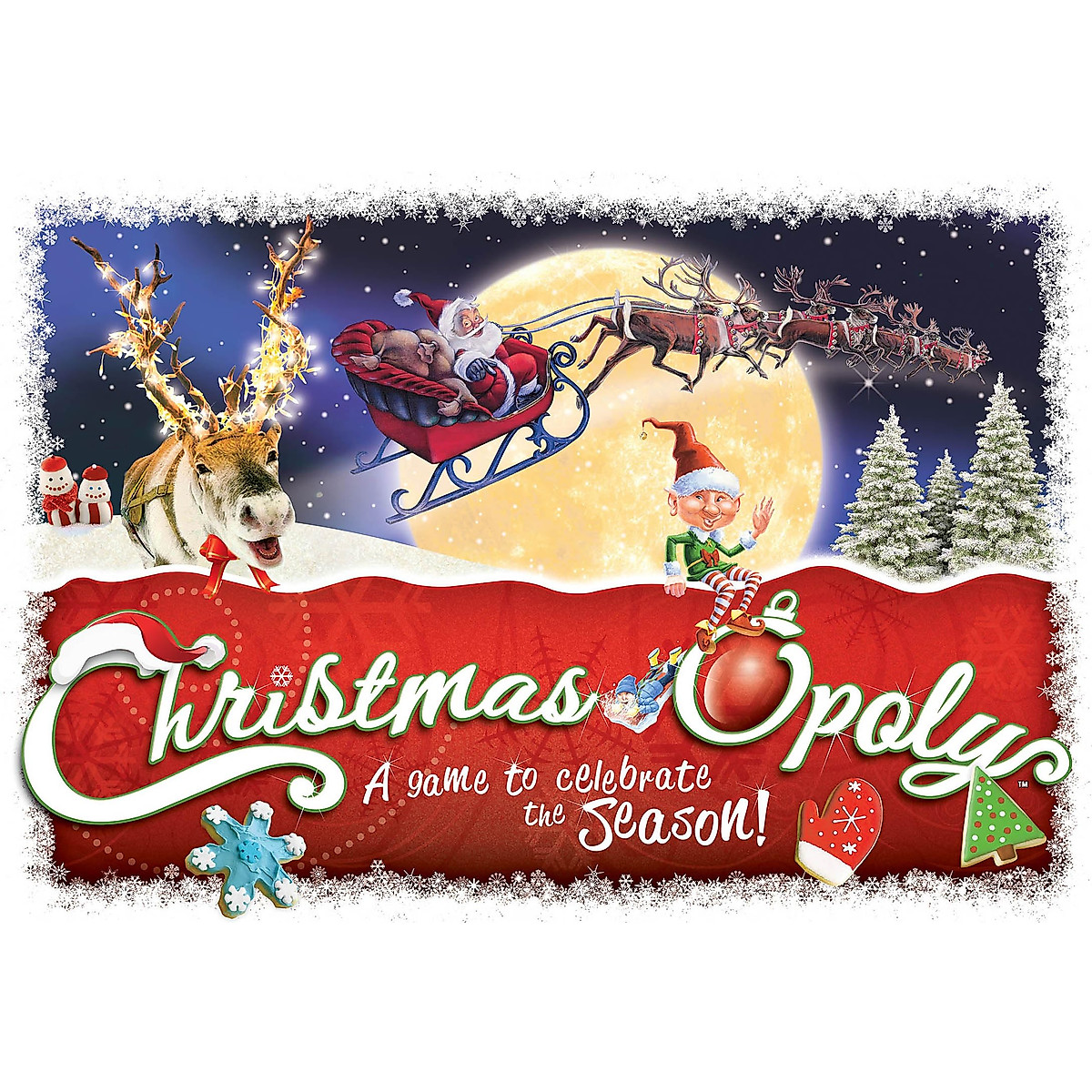 Late for the Sky: Christmas-Opoly, Festive Twist on one of the Most Well Known Board Games, Christmas Theme to Celebrate the Season, For 2 to 6 Players