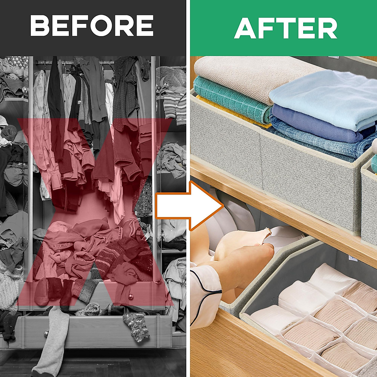 Fabric Trapezoid Storage Bins, [ 3 Pack ] Large Foldable Fabric Storage Baskets with PP Support Board（Non-cardboard), Washable Closet Organizers and Storage Bins for Clothes, DVD, Books , Toys