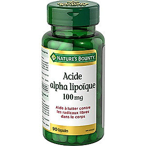 Nature's Bounty ALA 100mg 90 Count