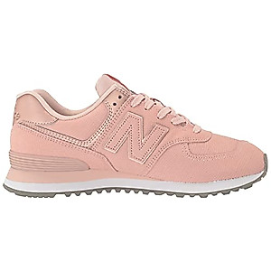 New Balance Women's 574 V2 Embellished Sneaker, Pink/Pink, 7.5