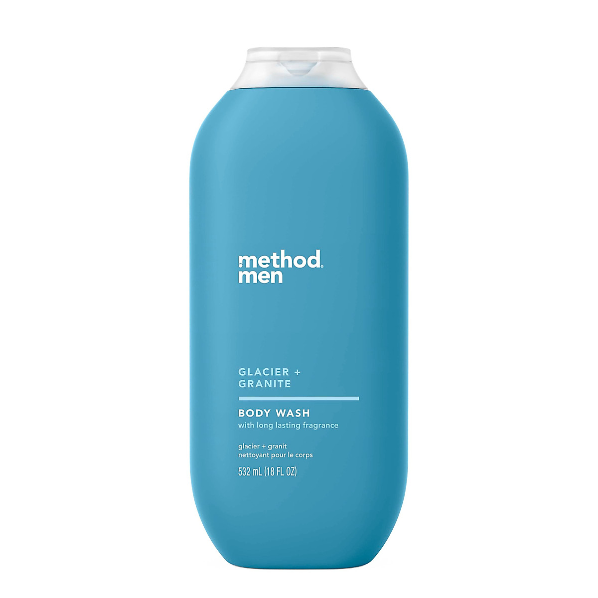 Method Men Body Wash, Glacier + Granite, Paraben and Phthalate Free, 18 FL Oz (Pack of 6)