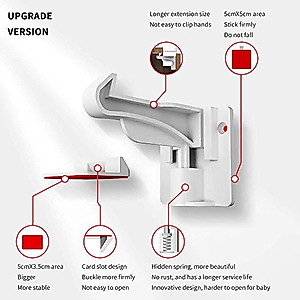 12 Pack Upgraded Lnvisible Child Safety Cabinet Locks, Baby Proofing Cabinet Latch Locks, Baby Drawer Locks, Child Safety Strong Adhesive Baby Proof Drawers Locks for Cabinets and Drawers