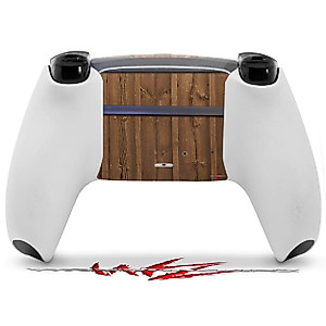 WraptorSkinz Skin Wrap compatible with Sony PS5 DualSense Controller Wooden Barrel (CONTROLLER NOT INCLUDED)