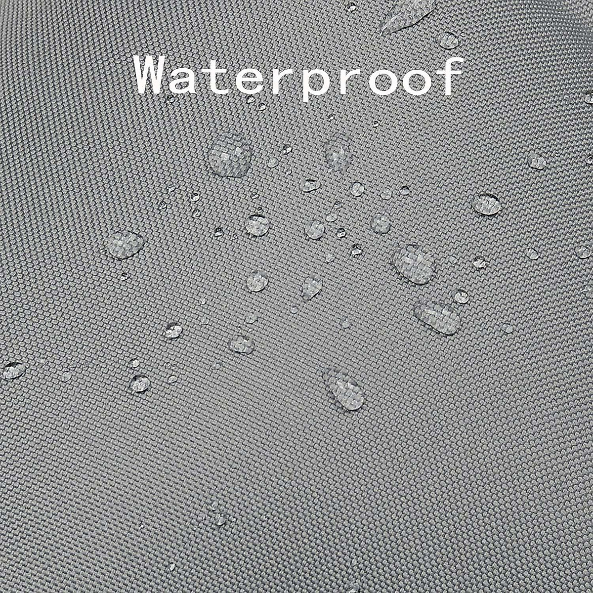 Outdoor Garden All Weather Bench Cushion with Ties, Non-Slip Waterproof Soft Cushion for Patio Furniture Seat, Swing, Wicker, Picnic, Garden Bench, 2 Inch Thick