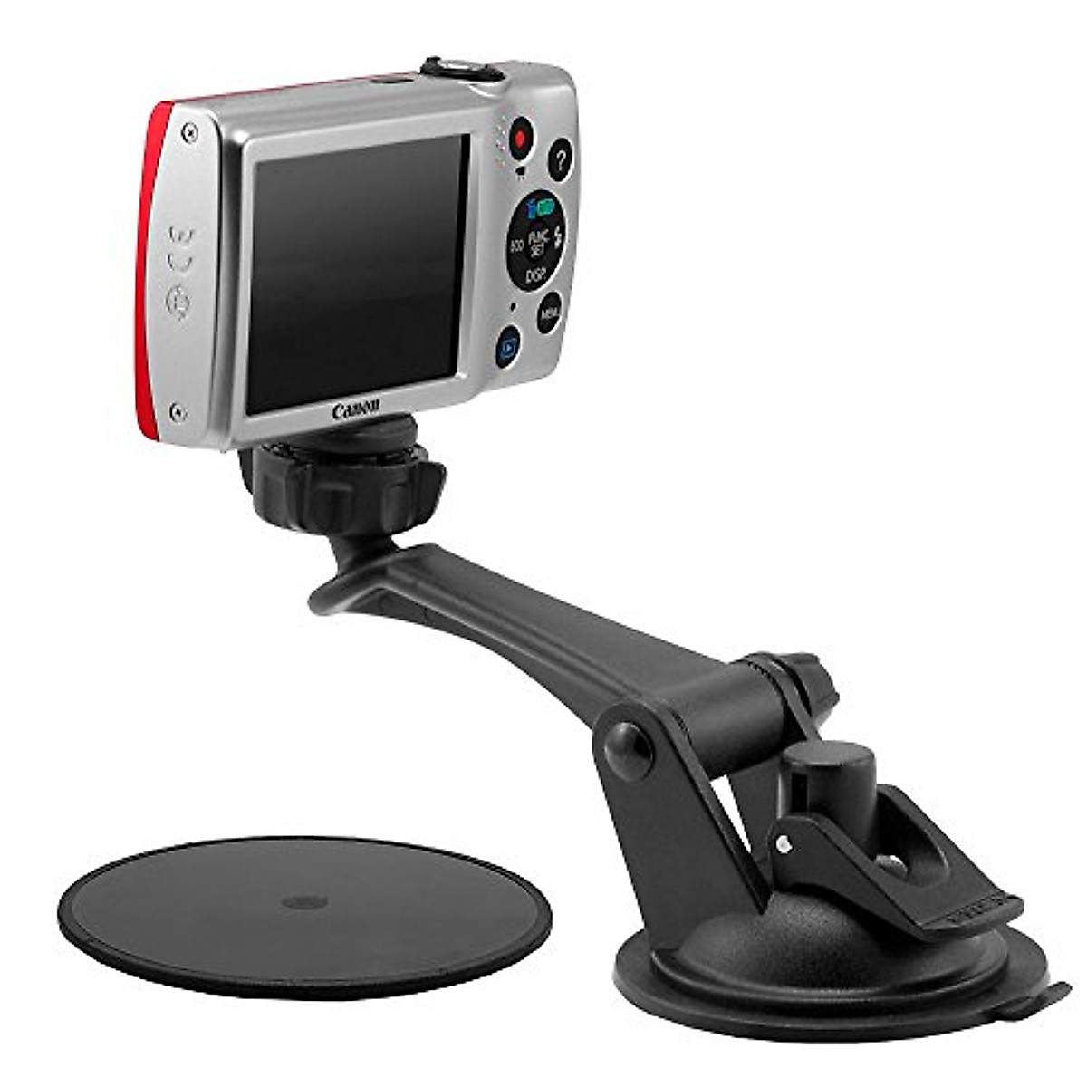 Arkon Sticky Suction Windshield or Dash Camera Car Mount Holder for Sony Samsung Panasonic Nikon Cameras
