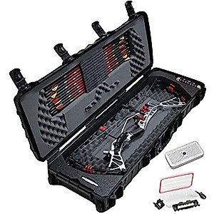 Case Club Waterproof Parallel Limb Compound Bow Pre-Cut Case with Silica Gel to Help Prevent Rust