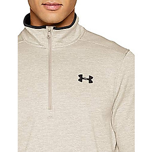 Under Armour Armour Fleece 1/2 Zip, Highland Buff (200)/Black, Small