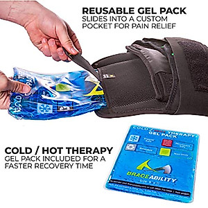 BraceAbility LSO Back Brace for Herniated, Degenerative & Bulging Disc Pain Relief, Sciatica, Spine Stenosis | Medical Lumbar Support Device for Post Surgery & Fractures with Hot/Cold Therapy (M)