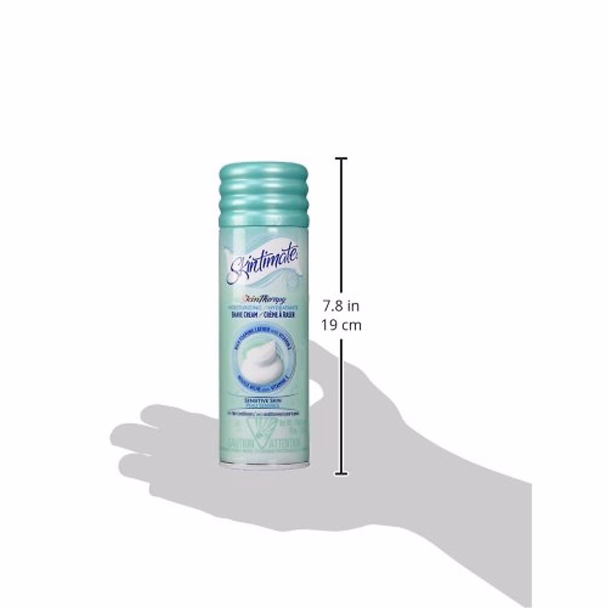 Skintimate SkinTherapy Moisturizing Shaving Cream, Sensitive, 10 oz