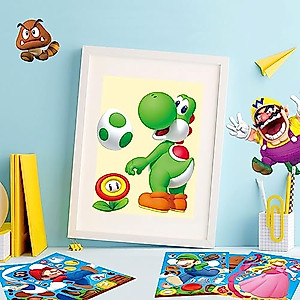 Video Game Make a Face Stickers Cute Funny Cartoon Brother Make Your Own Face Stickers for Kids Boys Girls Birthday Party Favors Goodie Bags Gifts Laptop Luggage Notebook Room Wall Reward Stickers