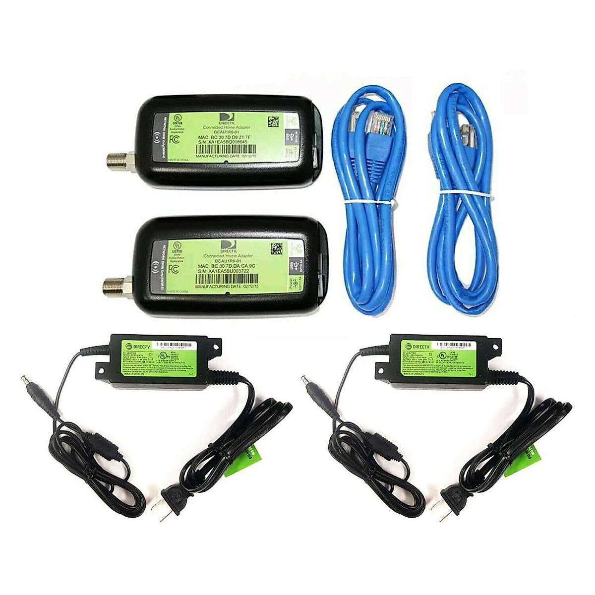 DirecTV Broadband Deca Ethernet to Coax Adapter - 3rd Generation (2 Pack)