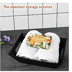 [5 Pk] Black Baskets for Gifts Empty| 8x10” Gift Basket Kit with Basket Bags, Black Pull Bows| Wine, DIY Basket Gift Set| Christmas, Easter, Halloween, Charity | Gift to Impress-Upper Midland Products