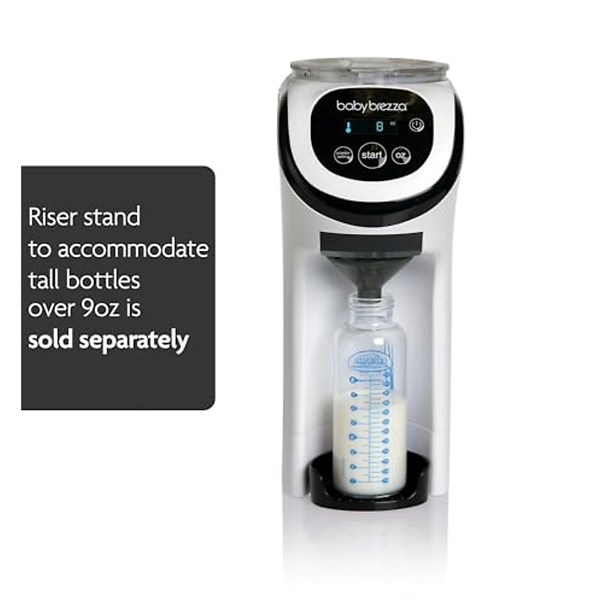 Baby Brezza Formula Pro Mini Baby Formula Mixer Machine Fits Small Spaces and is Portable for Travel– Bottle Makers Makes The Perfect Bottle for Your Infant On The Go, White