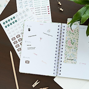 Grupo Erik Ana Marin Diary 2023-2024 | Back To School 12 Months Academic Diary 2023-2024 Week To View A5 | August 2023 - July 2024 | Mid Year Diary 2023-2024 With Stickers | Cute Gifts