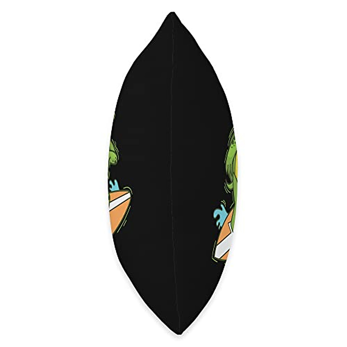 Turtle reptile carapace old Sauropsida Testudines Turtle Surfing Reptiles Water Back Cover Throw Pillow, 16x16, Multicolor