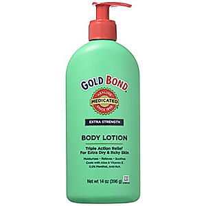 Gold Bond Med Lot Xs Size 14z Gold Bond Extra Strength Medicated Body Lotion For Extra Dry & Itchy Skin (pack of 2)