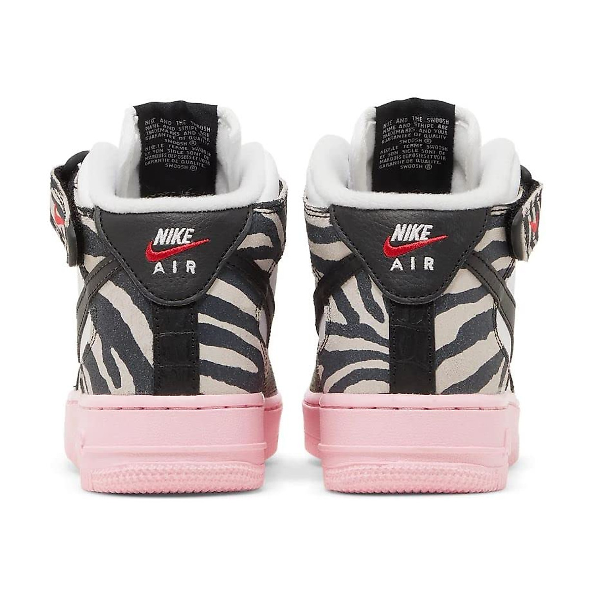 Nike AIR Force 1 '07 MID White/Black-Soft Pink DZ4841 100 Women's Size 5
