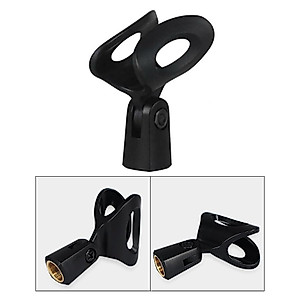 Bolymic UHF VHF Karaoke Microphone Clamp Clip Holder for Sennheiser Microphones Wireless SKM e825, e835, e840, e845, e855