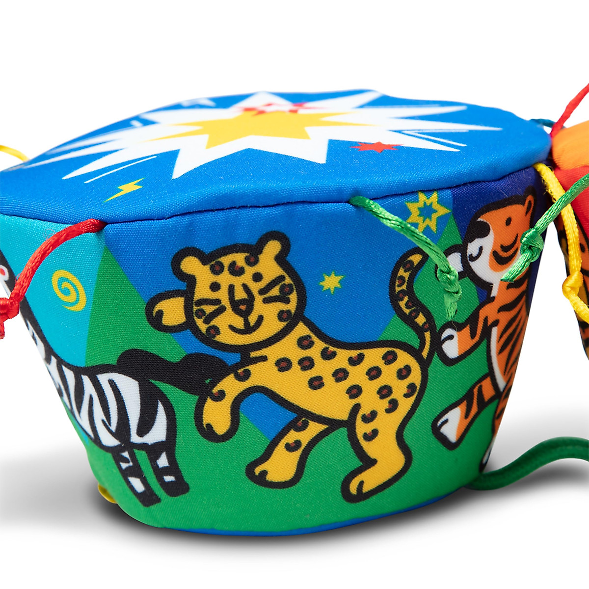 Melissa & Doug K's Kids Bongo Drums Soft Musical Instrument, Multicolor, 1 EA