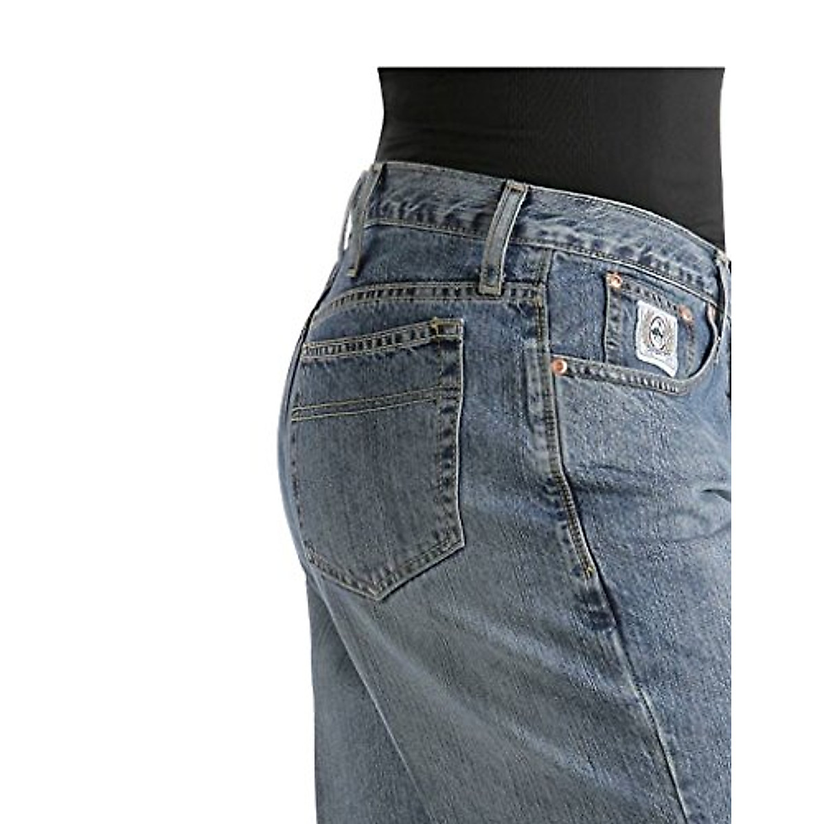 Cinch Men's Jeans White Label Relaxed Fit Medium Stonewash Light Stone 34W x 34L