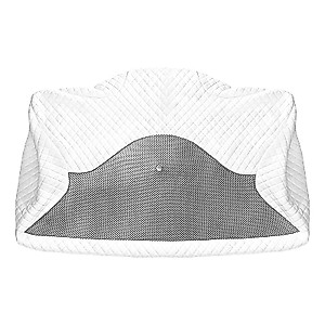 HOMCA Pillowcase for Memory Foam Cervical Pillow, Hypoallergenic Contour Pillow Case, 1Pack, Grey (Suitable for Pillow Model: PL01)