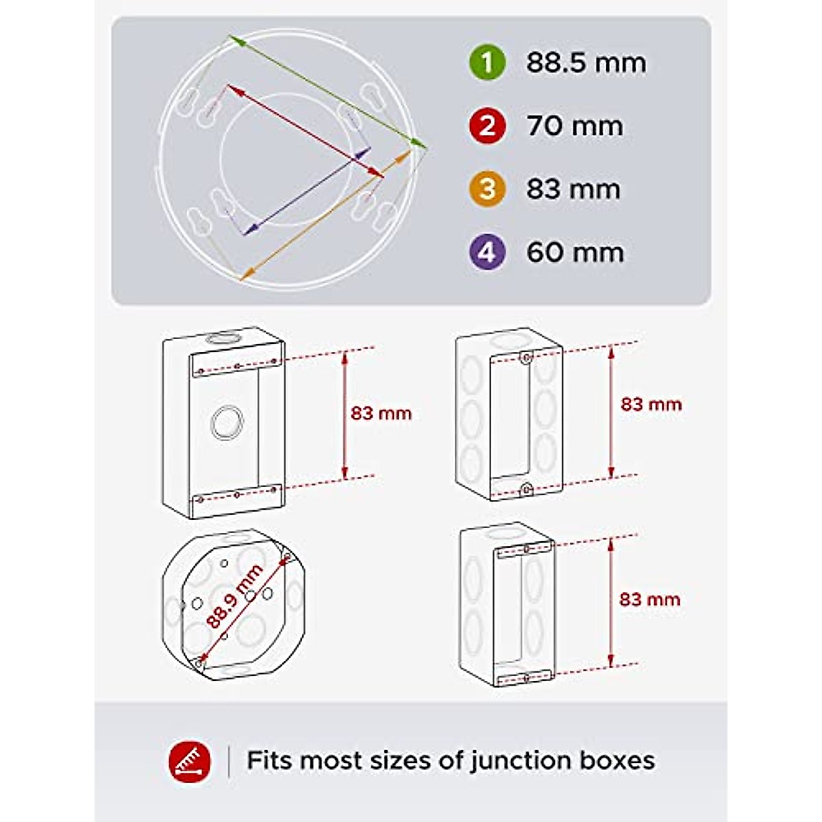 X-Sense AC Hardwired Combination Smoke and Carbon Monoxide Detector, Hardwired Interconnected Smoke and CO Detector Alarm with Replaceable Battery Backup, XP06, 1-Pack