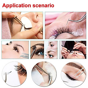 Vetus MCS Makeups Tweezers for Beauty Eyelashes Grip Picking Selection Works (MCS-18)
