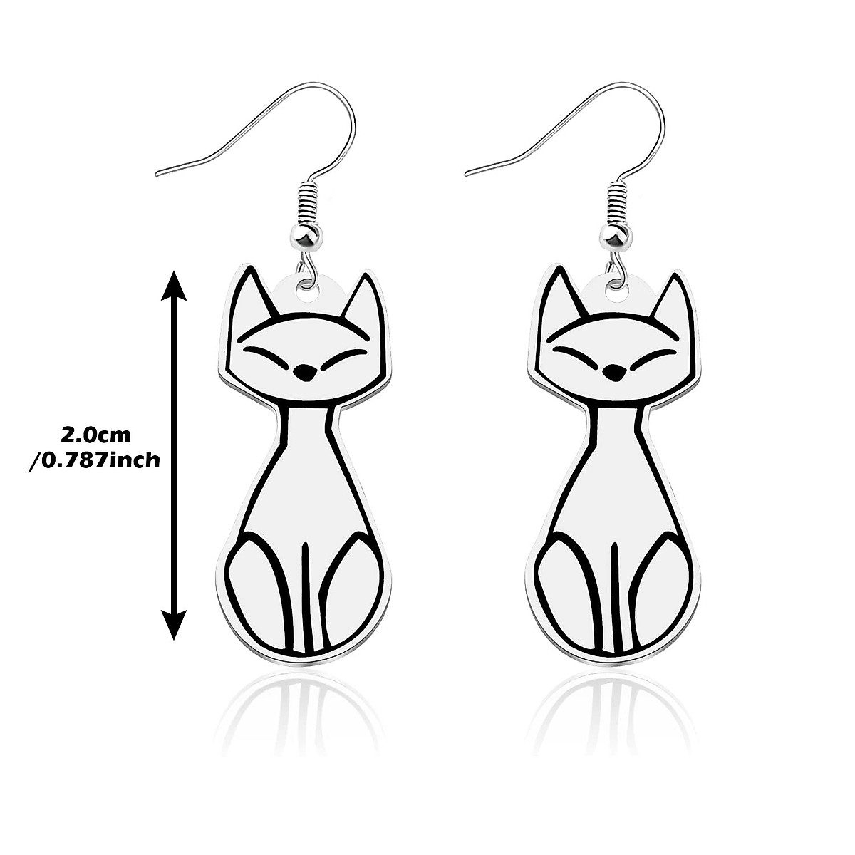 The Owl Home Palisman Earring The Owl Home Movie Fans Gift Cat Earring (Owl home Cat Earring)