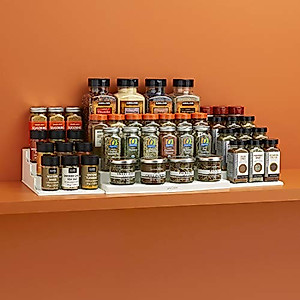 YouCopia ShelfSteps Organizer, Grey, Expandable, Gray