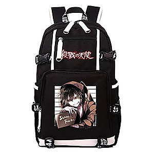 GO2COSY Anime Angels of Death Backpack Daypack Student Bag School Bag Bookbag Shoulder Bag