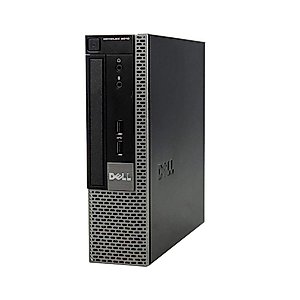 Dell Optiplex 9010 USFF Ultra-Slim Business Desktop Computer PC, Intel i5-3470s up to 3.6 GHz, 8GB DDR3 RAM, New 512GB SSD, Keyboard, Mouse, Wireless WiFi, Windows 10 Home 64 Bit (Renewed)