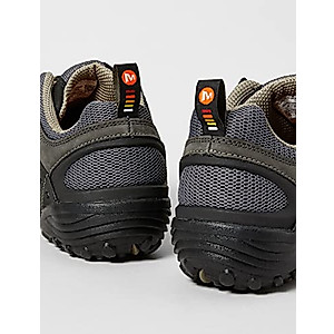 Merrell mens Merrell Mens Intercept Breathable Walking Shoes J73703 Black Smooth Black Leather UK Size 10 (EU 44.5, US 10.5)